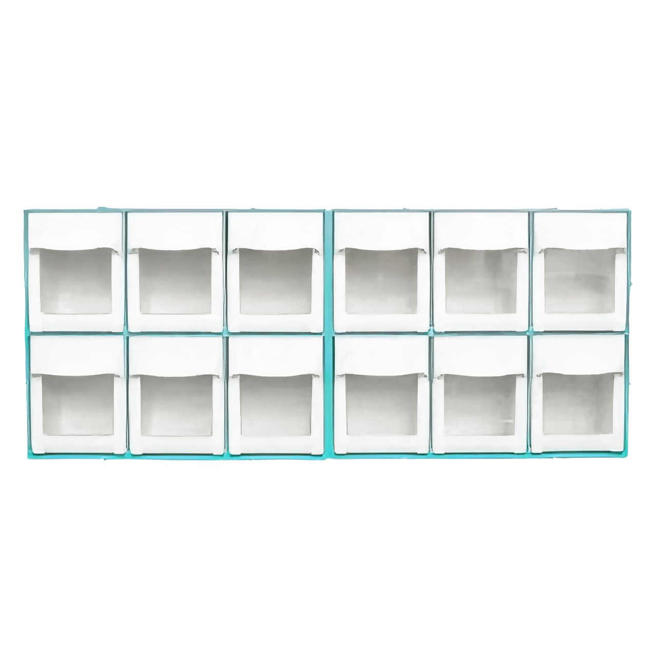 Clinicart Tilt Bin Organiser 2x Rows of Small Bins – Medshop Australia