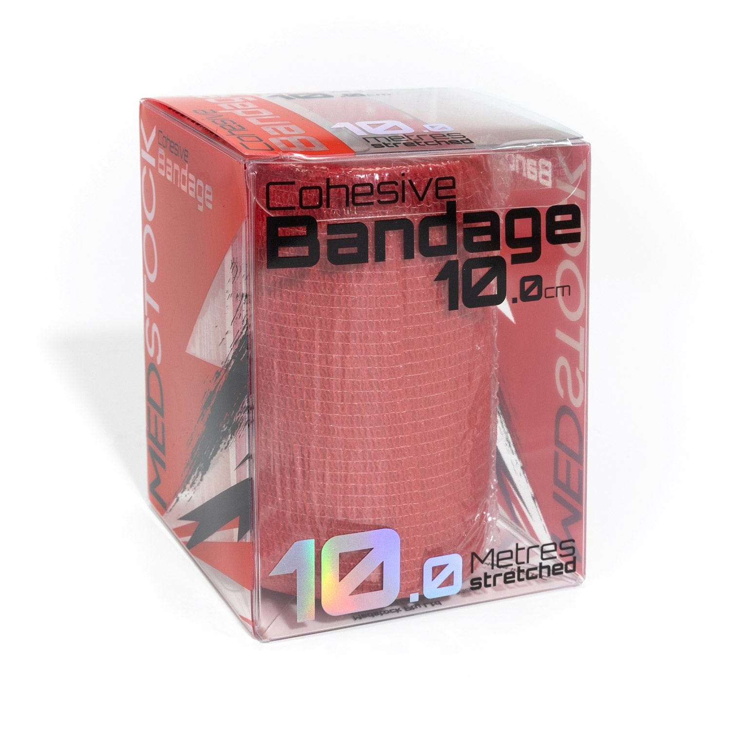 Cohesive Bandage Red 10cm x 10m – Medshop Australia