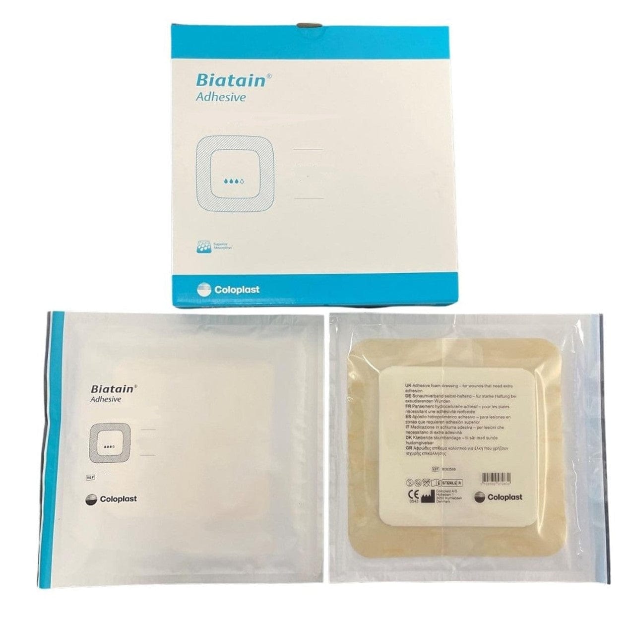 Coloplast Foam Adhesive Dressing 7.5 x7.5cm – Medshop Australia