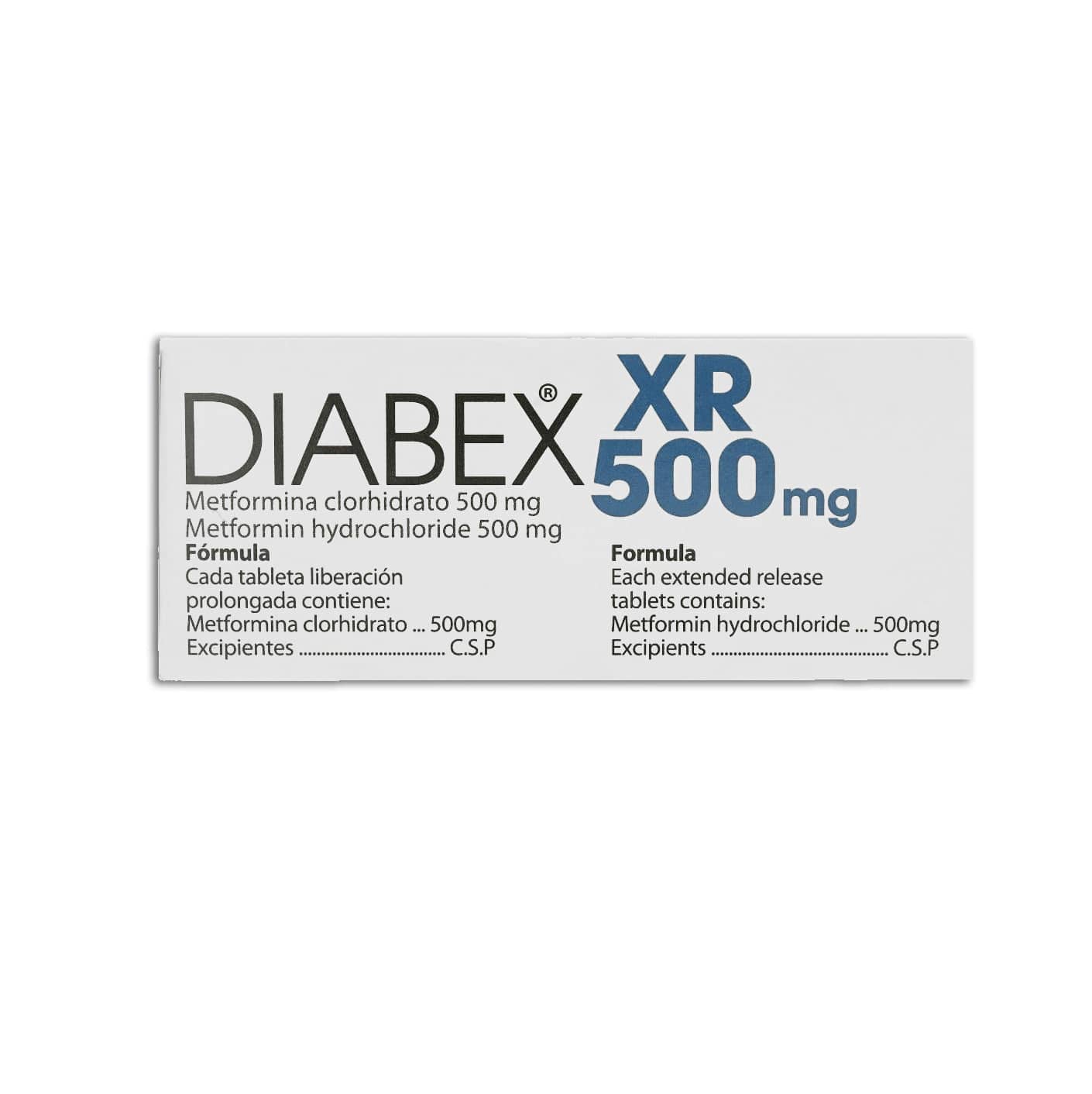 Diabex 500mg Metformin Hydrochloride Tablets – Medshop Australia