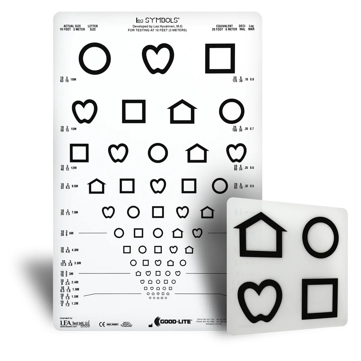 Good-Lite Lea Symbol Trans. Chart Set 250400 – Medshop Australia
