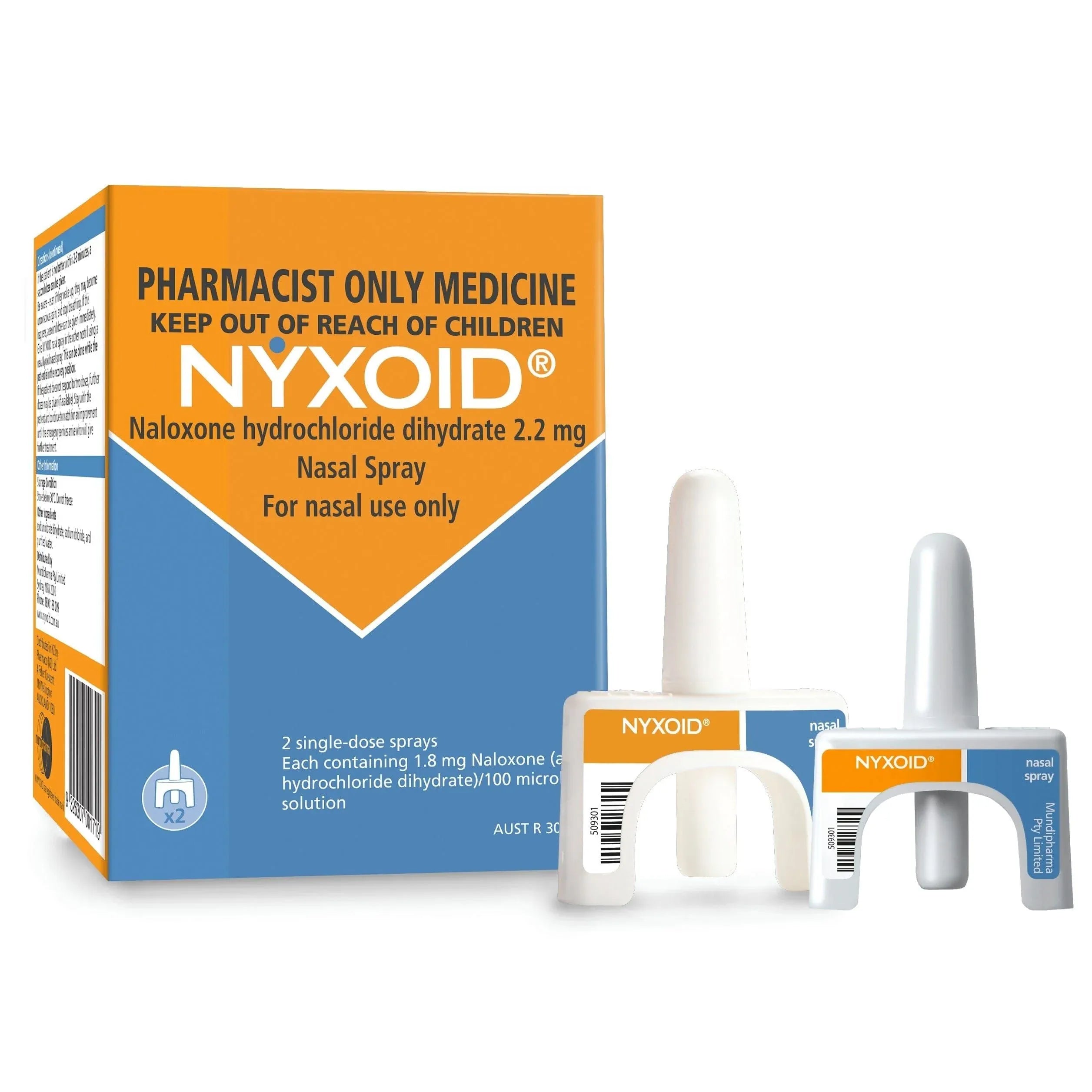 Nyxoid Nasal Spray 1.8mg/0.1ml - Emergency Opioid Overdose Treatment ...