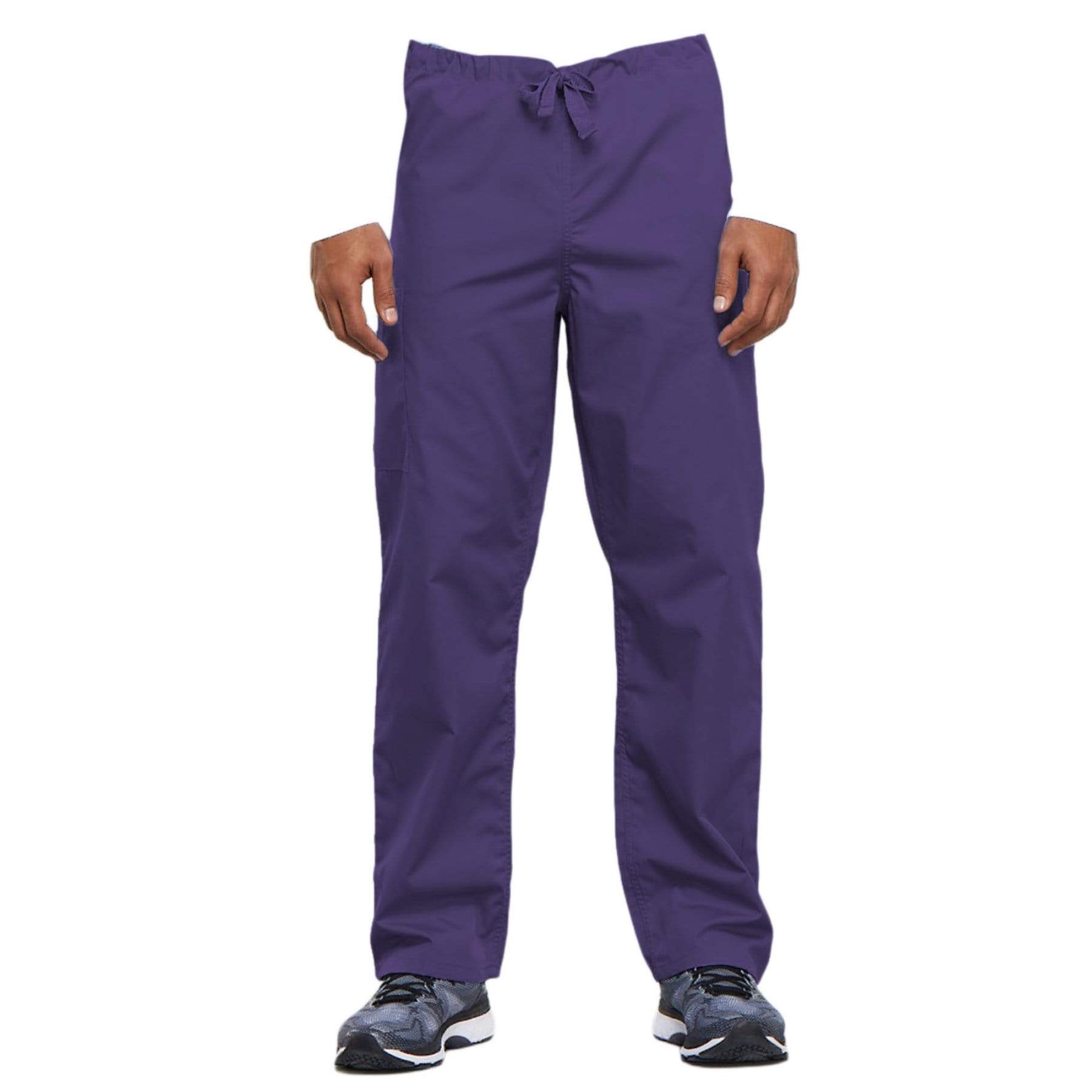 Cherokee Workwear 4100 Scrubs Pants Unisex Drawstring Cargo Grape ...